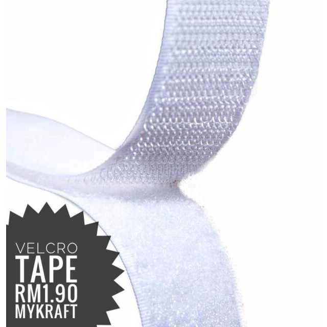 Velcro Tape / Magic Tape (1inch )( 1Meter ) | Shopee Malaysia