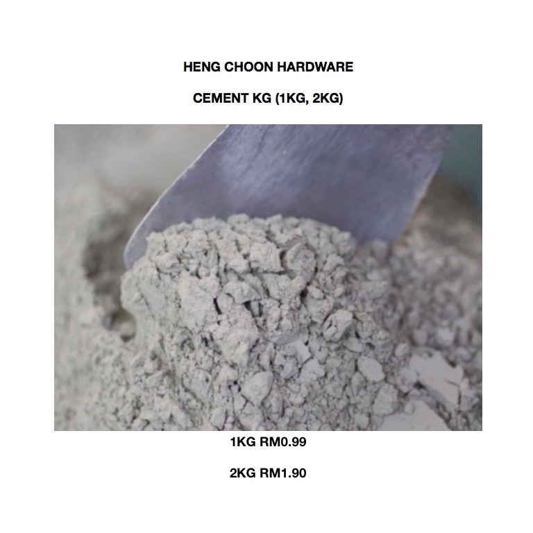 1KG/2KG GENERAL PURPOSE CEMENT IN KG (LOWEST PRICE) (READY STOCK ...