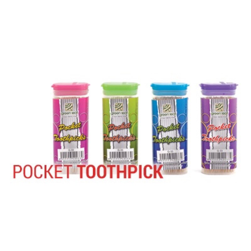 Green Leaf Pocket Toothpicks (G-33) | Shopee Malaysia