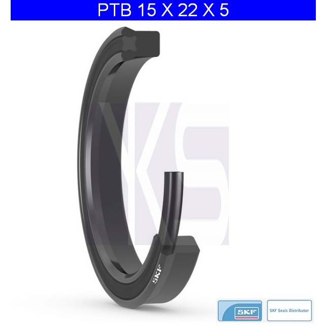 SKF PTB 15x22x5 Hydraulic Rod/Piston U-Seal TPU95A ( 15 x 22 x 5 ) STD ...