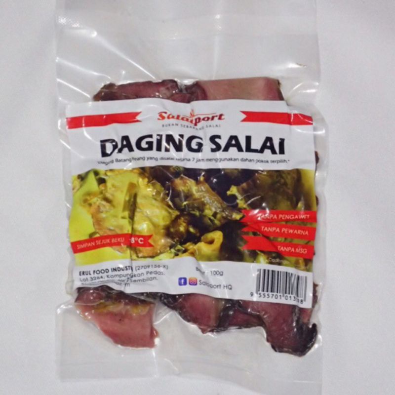 DAGING SALAI 100G (SMOKED BEEF 100G) | Shopee Malaysia