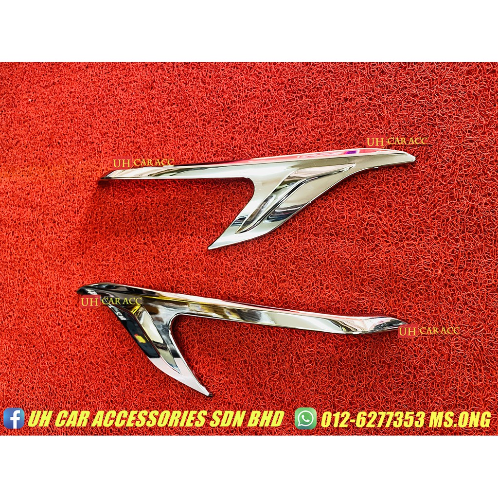 Toyota alphard 30 2019-2020 head lamp chrome garnish cover READY STOCK ...