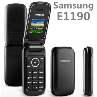 Original Samsung E1190 GSM 2G mobile phone Flip Bluetooth phone ...