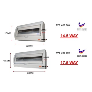 OLSON 8Way / 10Way / 12Way / 14Way / 17Way PVC Db Mcb Box Distribution ...