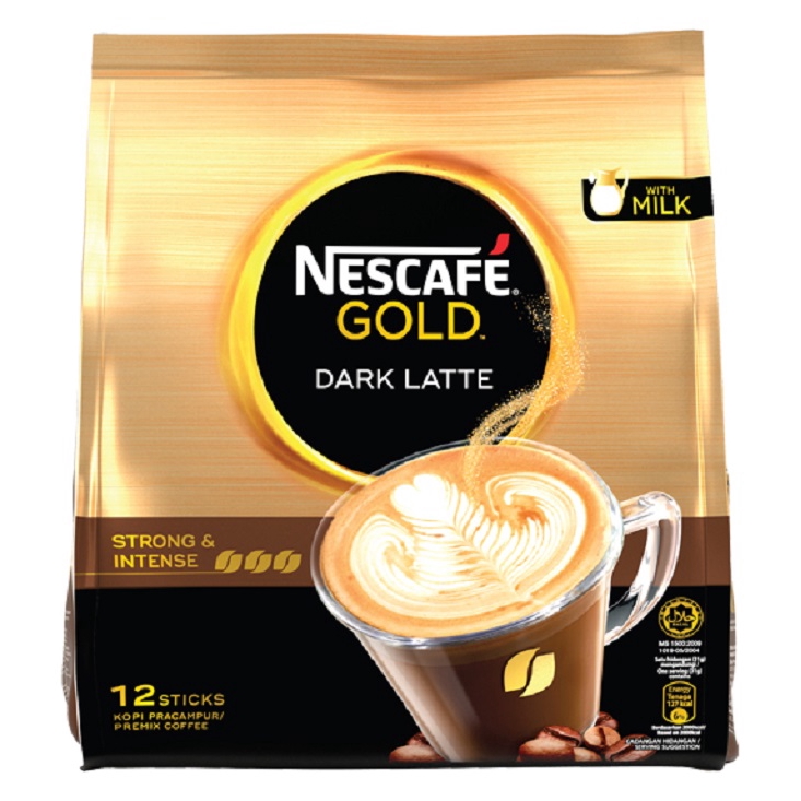 Nescafe Gold Dark Latte 34gm*12's | Shopee Malaysia