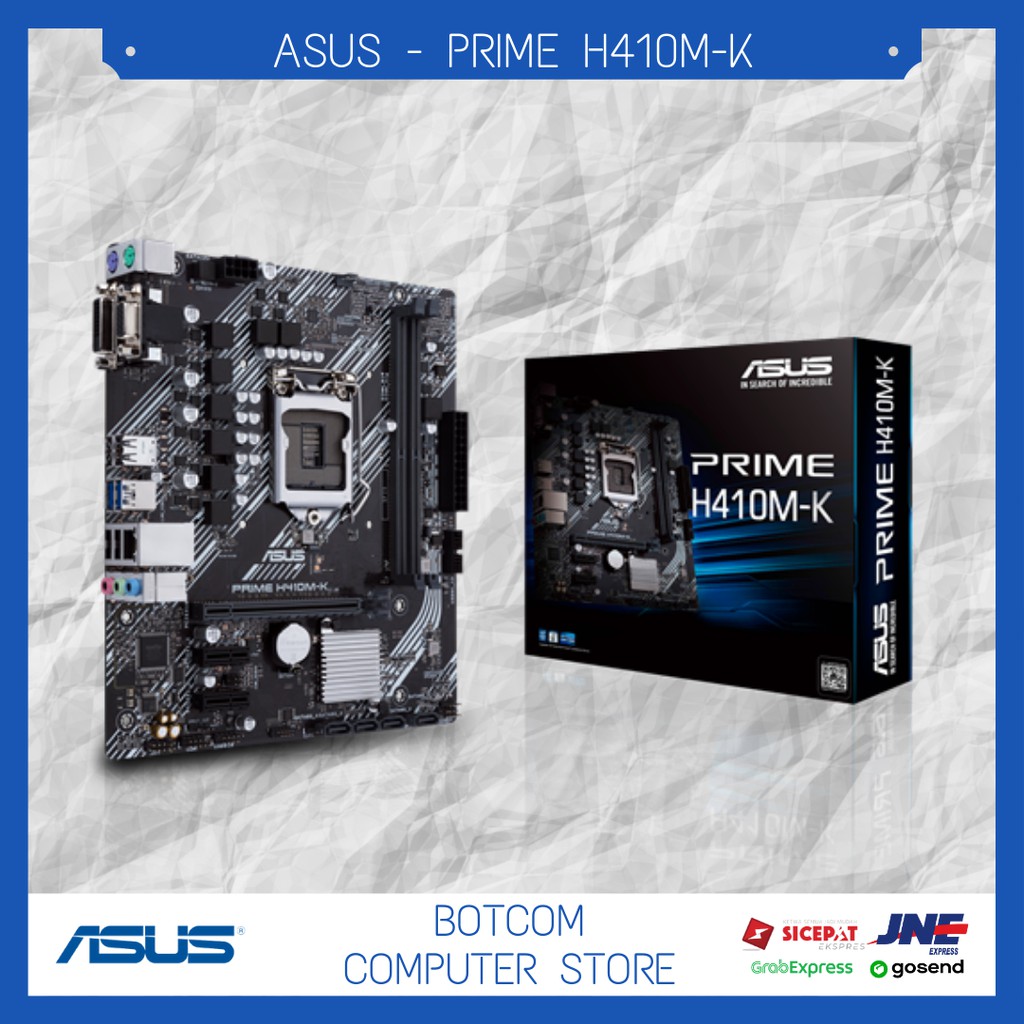 Asus prime h410m-k | asus motherboard - lga1200 - comet lake - micro ...