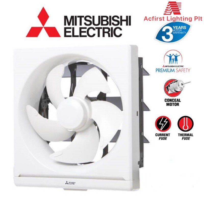 Mitsubishi Exhaust Fan 8”/10”/12” Wall Type | Shopee Malaysia
