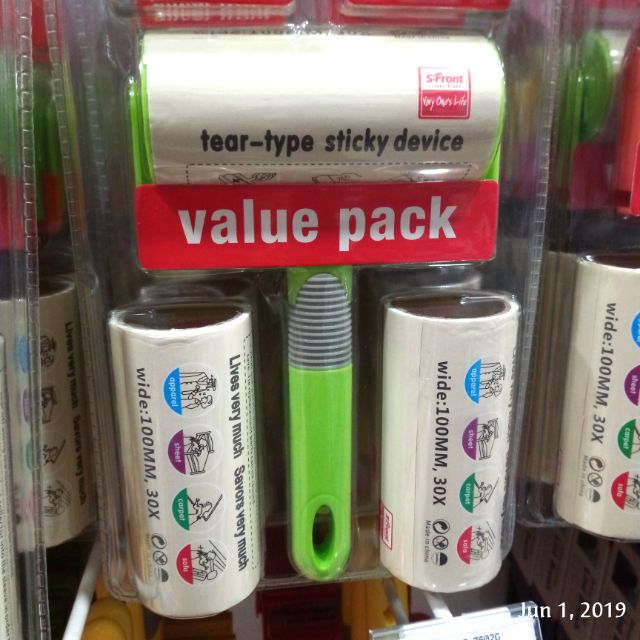 Sticky Dust Roller with 2 Extra Roll Dust (Value Pack) | Shopee Malaysia