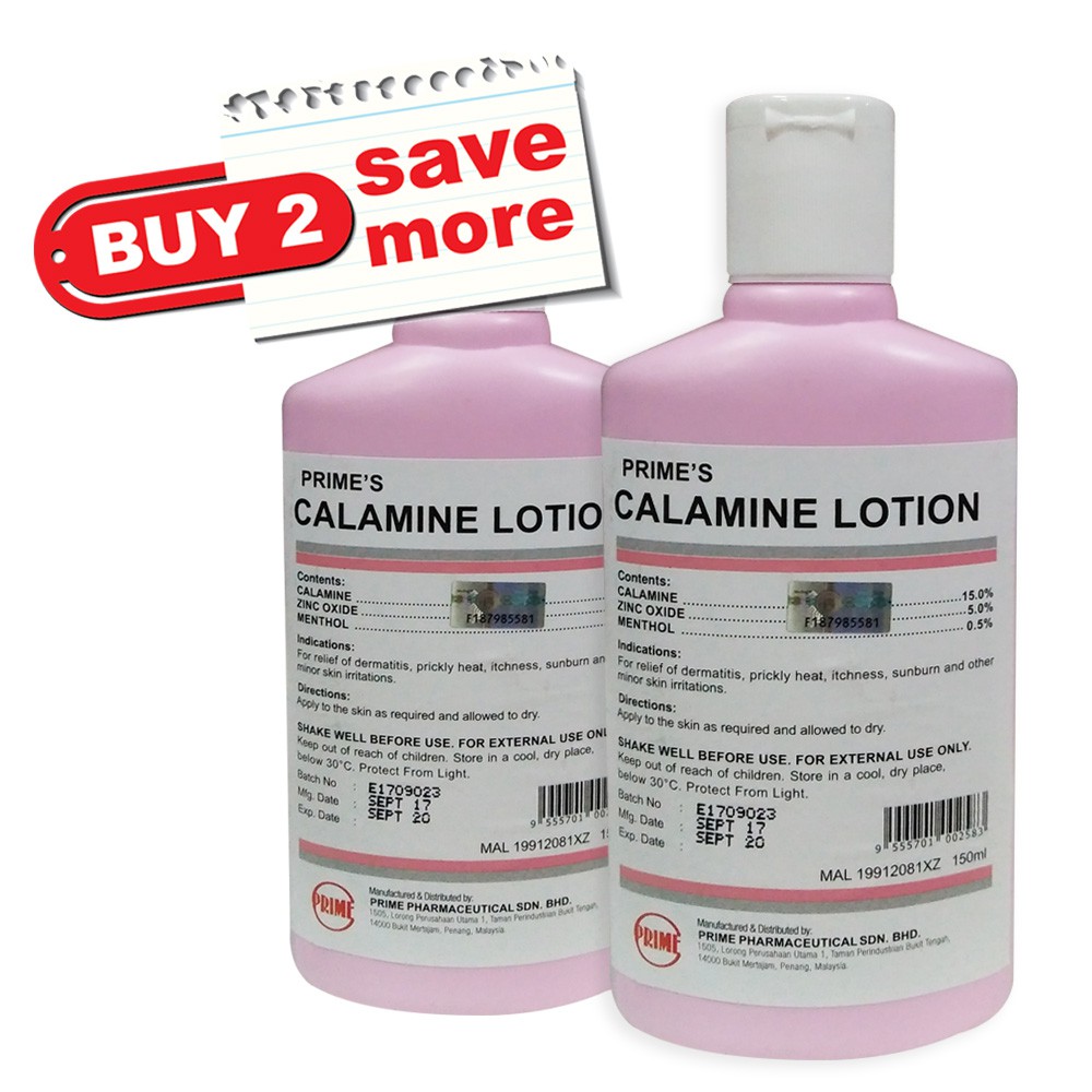 Prime's Calamine Lotion (150ml) [Twin Pack] | Shopee Malaysia