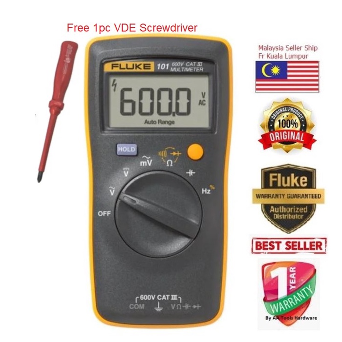 Fluke 101 Digital Multimeter (NEW & ORI FLUKE) | Shopee Malaysia
