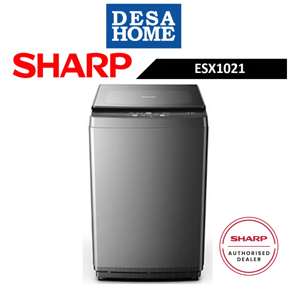 [FREE DELIVERY WITHIN KL] SHARP ESX1021 10.5KG TOP LOAD WASHER | Shopee ...