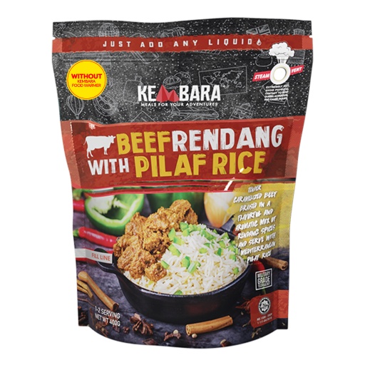 Kembara Meal Beef Rendang with Pilaf Rice (READY-TO-EAT) | Shopee Malaysia