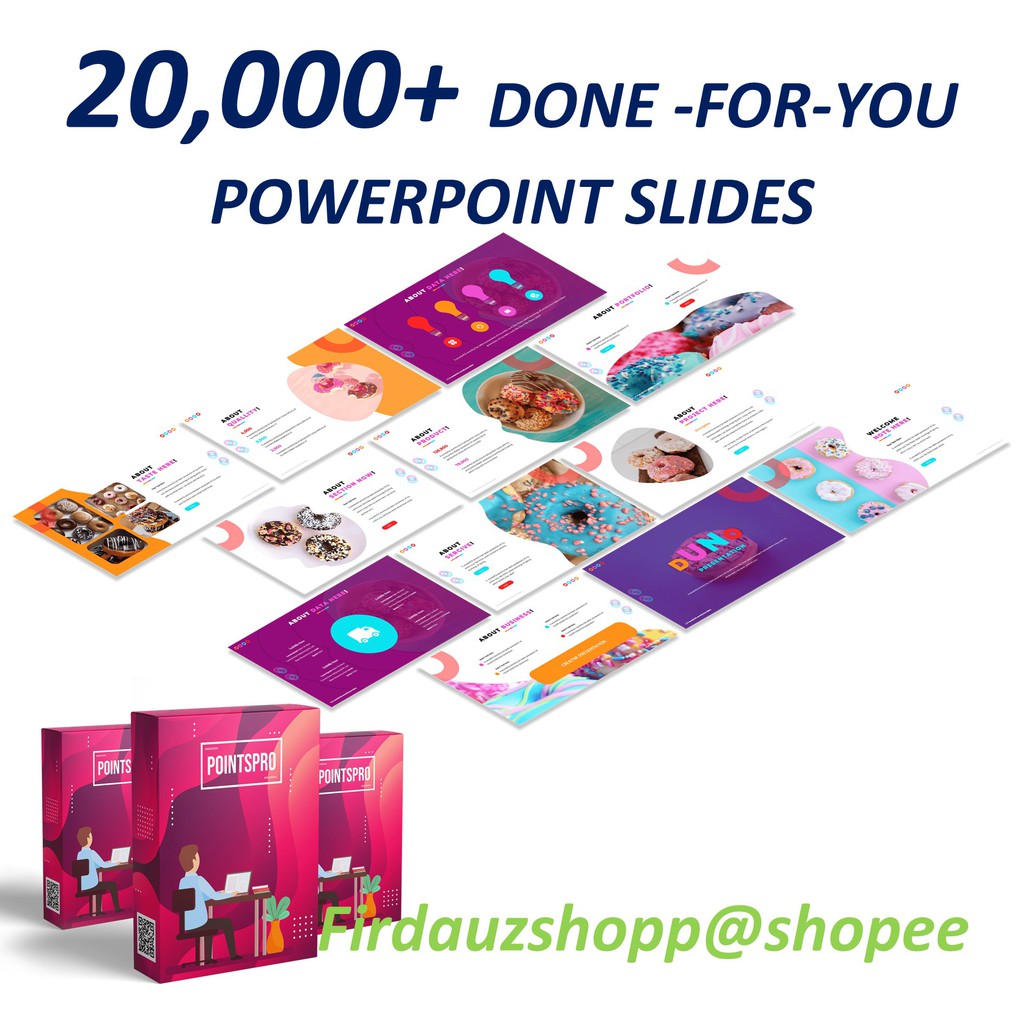 OVER 2,0000+ DONE -FOR-YOU Powerpoint Slides Engaging Presentations ...