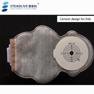 Pediatric One-piece Drainable Colostomy Bag for Children, Portable ...