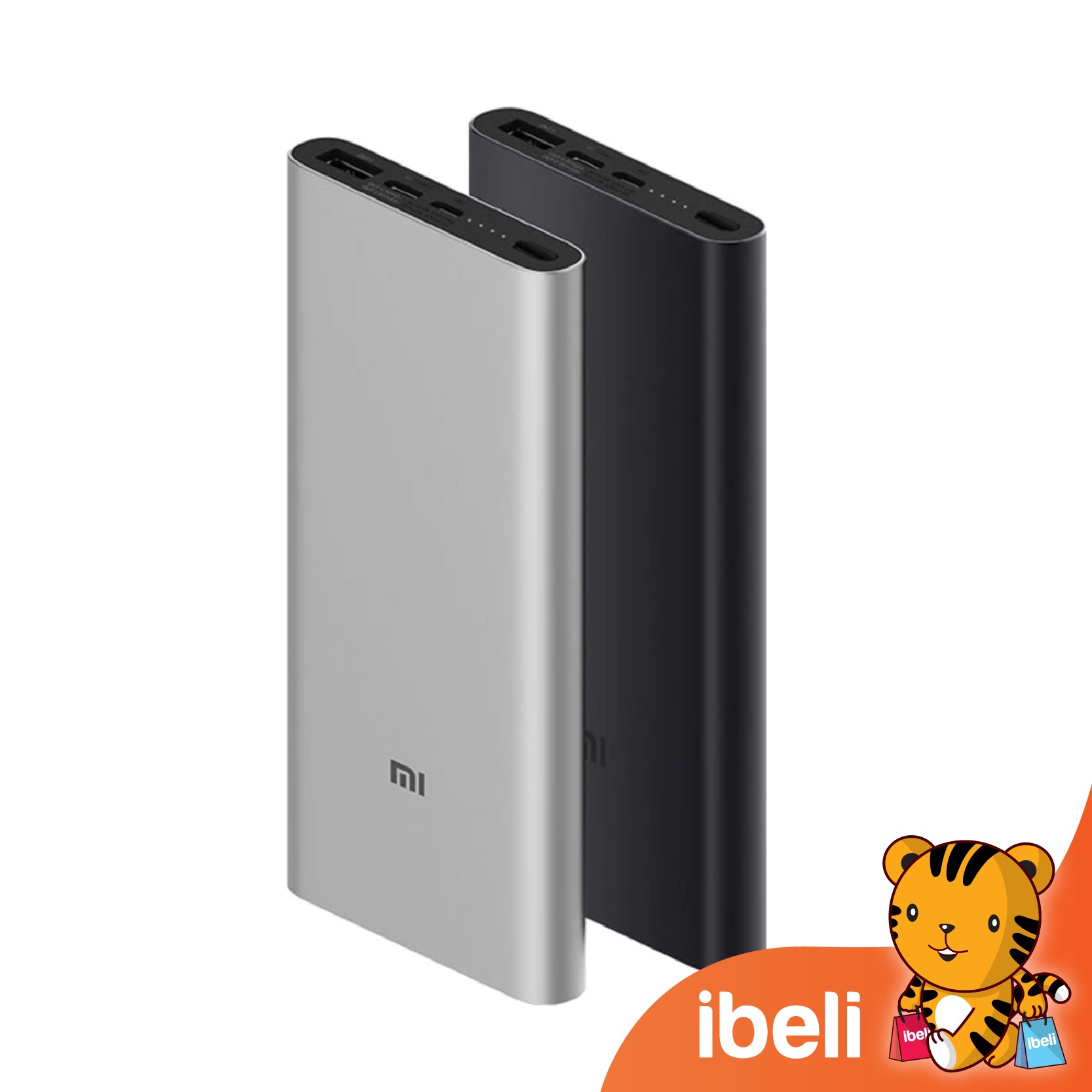 Xiaomi power bank 3 10000mah 2020 dual input output micro-usb / type c ...