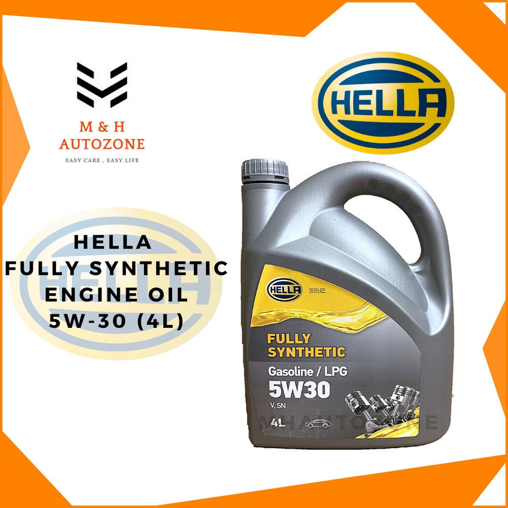 HELLA FULLY SYNTHETIC ENGINE OIL 5W-30 (4L) | Shopee Malaysia