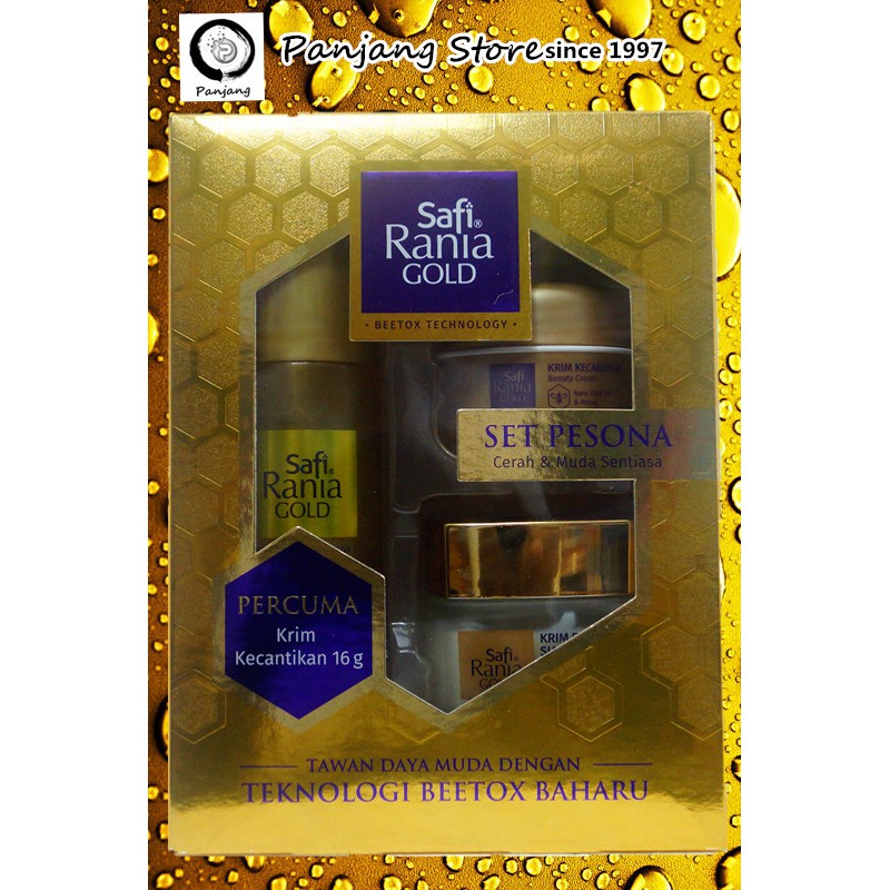 SAFI RANIA GOLD SET PESONA (PERCUMA KRIM KECANTIKAN 16G) | Shopee Malaysia