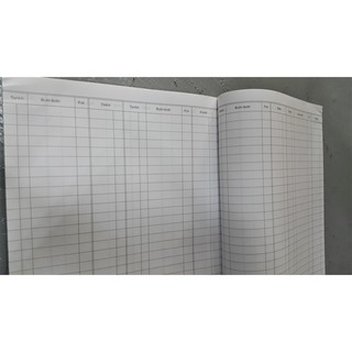 80 PAGES BOOK LEDGER BUKU LEJAR SIMPAN KIRA | Shopee Malaysia