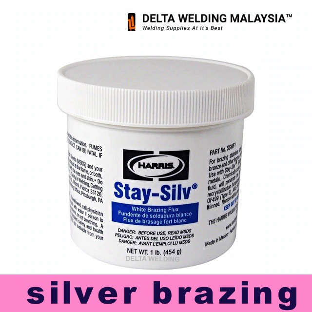 GENUINE Premium Quality HARRIS White Silver Brazing Flux low ...