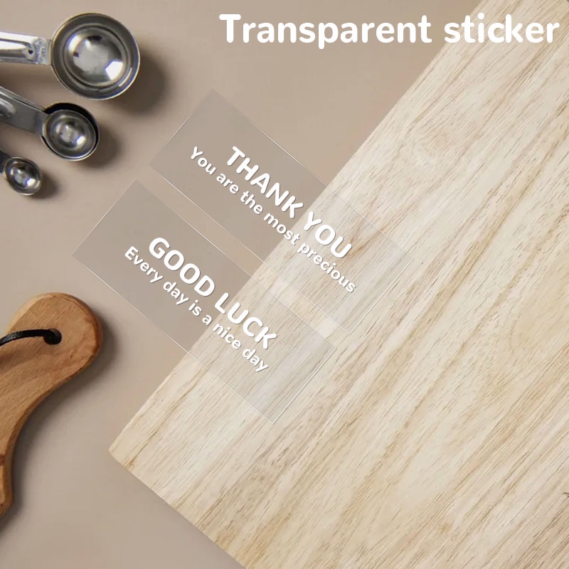 40pcs PVC Waterproof Transparent Thank You Sticker Self-Adhesive Seal ...