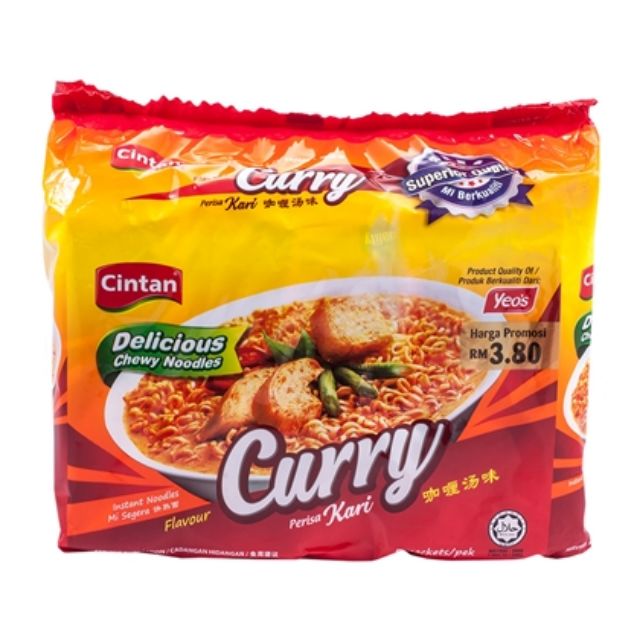 Cintan Instant Noodles Curry Flavour 5x76g | Shopee Malaysia