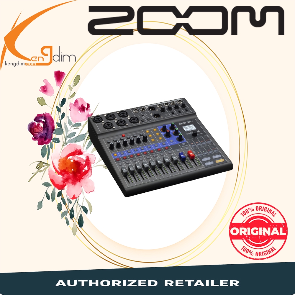 Zoom LiveTrak L-8 / L8 Portable 8-Channel Digital Mixer and Multitrack ...
