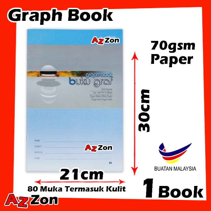 Graph Book Buku Graf Nota Sains Science Practical Book Buku Praktik ...