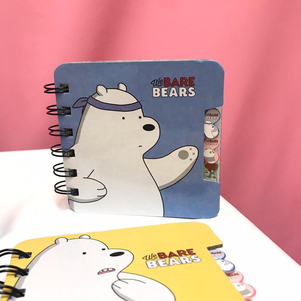 Wbb SPIRAL WE BARE BEAR Unique Funny ICEBEAR PANDA GRIZZLY Quality Book ...