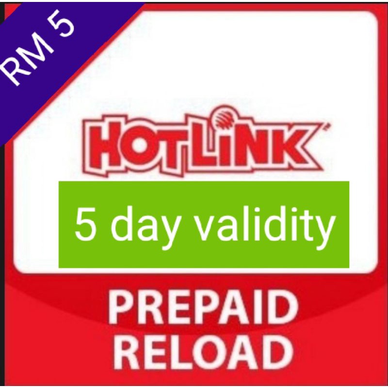 [RM 5]Hotlink Maxis Prepaid Topup Reload (not share a topup) | Shopee Malaysia
