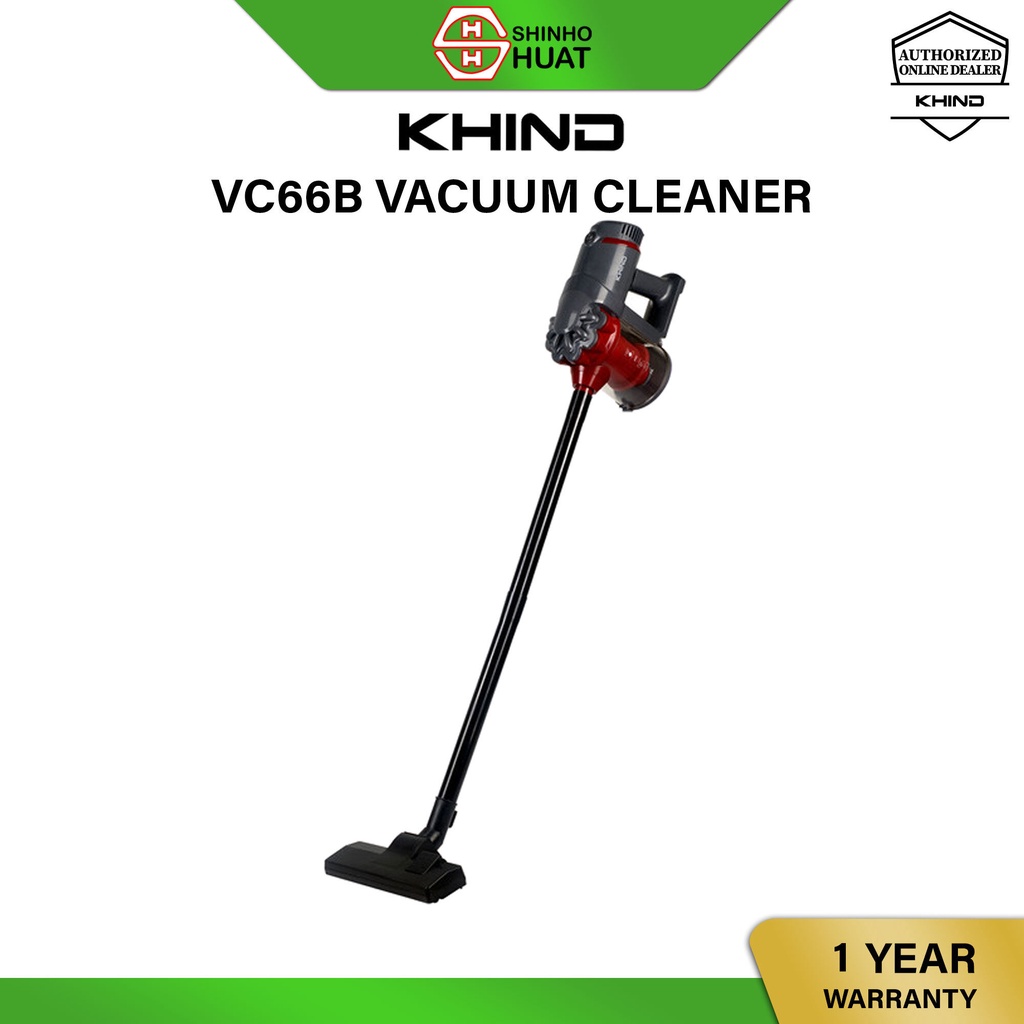Khind VC66B Wired Vacuum Cleaner Cyclonic Handheld Vacuum 600W | Shopee ...