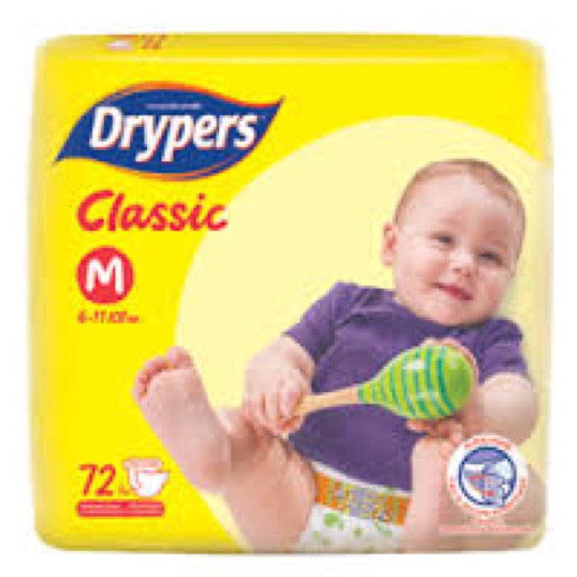 Drypers Classic Mega Pack S/M/L/XL/XXL Single Pack | Shopee Malaysia