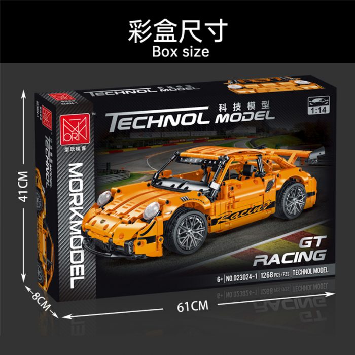 MORK 023024-1 PORSCHE 911 GT3 Compatible With Lego Technic Blocks ...
