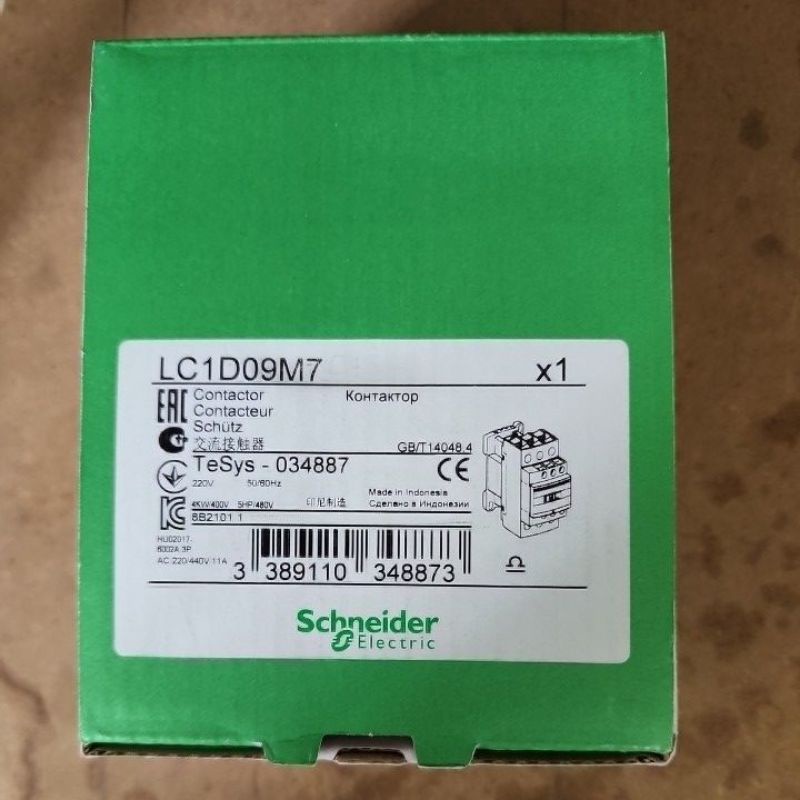 ORIGINAL SCHNEIDER Contactor Tesys-D LC1D09E7 LC1D09F7 LC1D09M7 C1D09N7 ...
