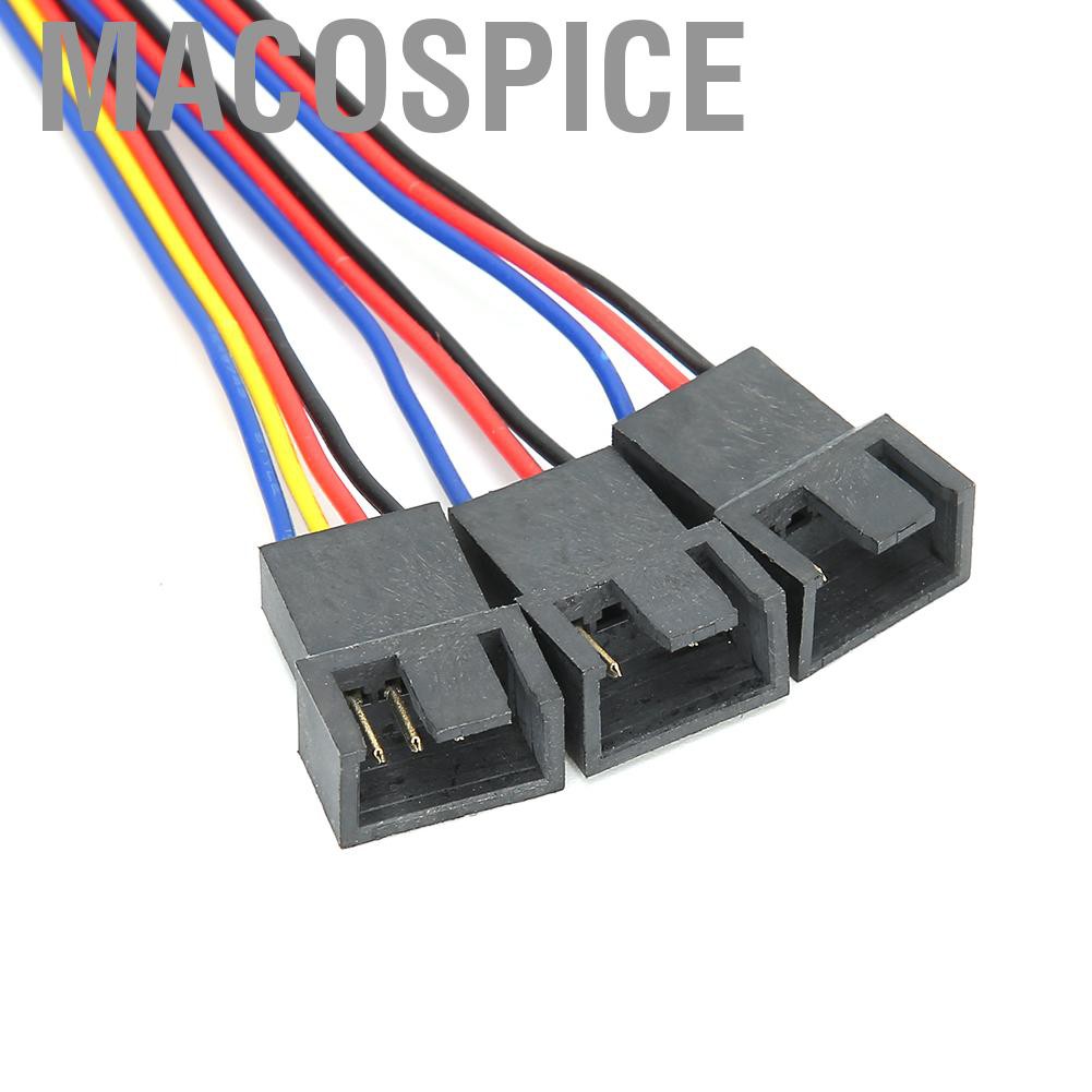 Macospice Fan Adapter Cable Plug and Play 3Pcs Tinned Copper Conductor ...