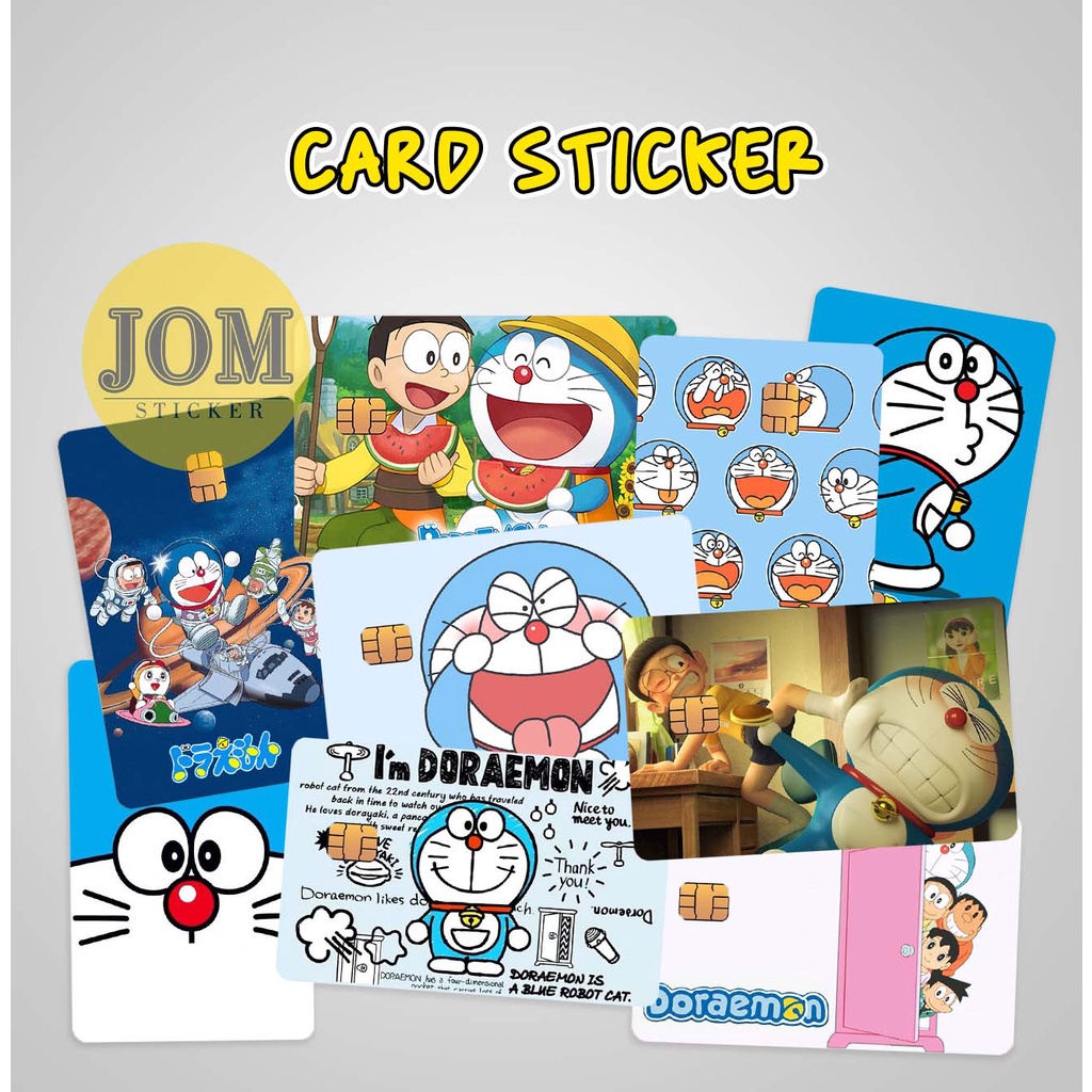 DORAEMON CARD STICKER - DOREMON KAD STICKER - CARTOON STICKER ...