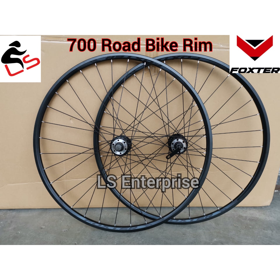 Foxter 700c Road Racing Bike Rim Bicycle (sepasang/pair) | Shopee Malaysia