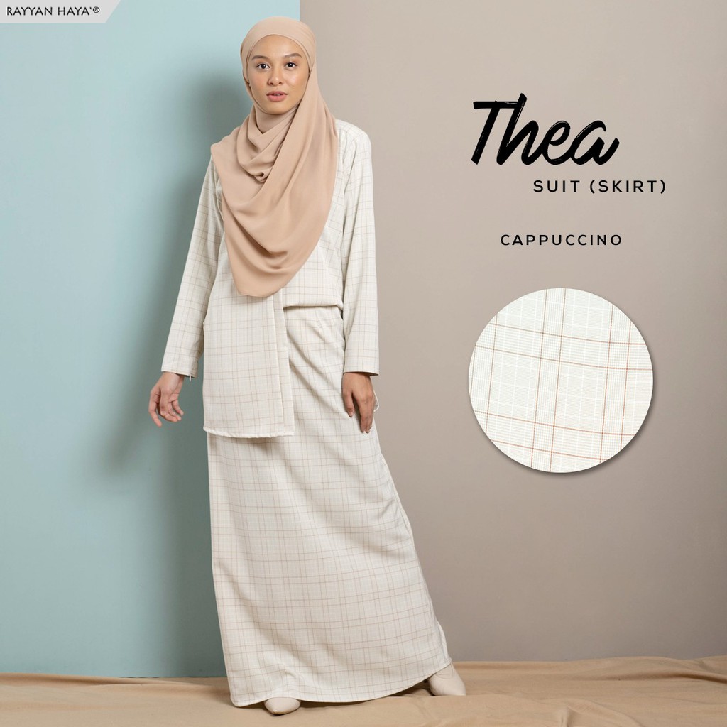 Rayyan Haya' Thea Suit Skirt Labuh Muslimah Comfortwear | Shopee Malaysia