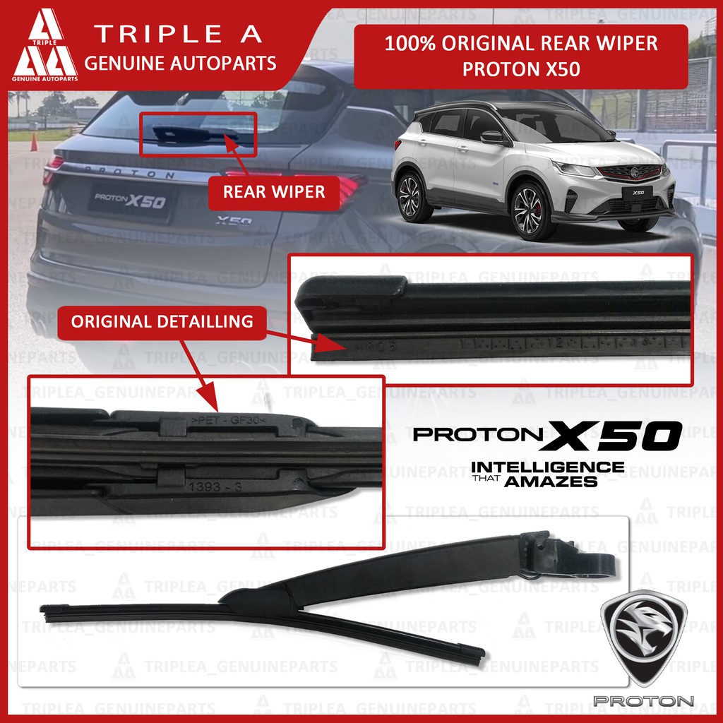 Proton X50 Rear Wiper Genuine Parts | Shopee Malaysia