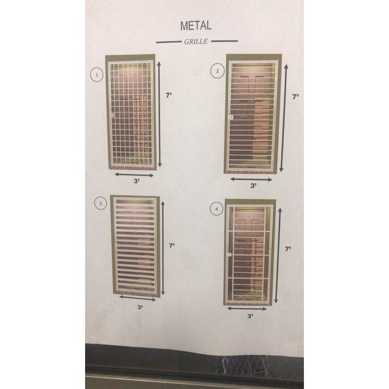 Pintu jeriji (grill) besi | Shopee Malaysia