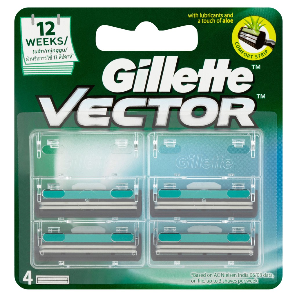 Gillette Vector 4 Cartridges