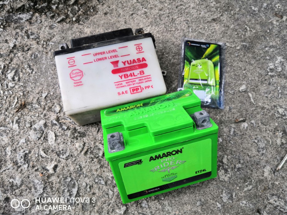 ORIGINAL AMARON AP-ETZ4L YTZ5S - BS YTZ5S BATTERY ( BATERI KERING ...