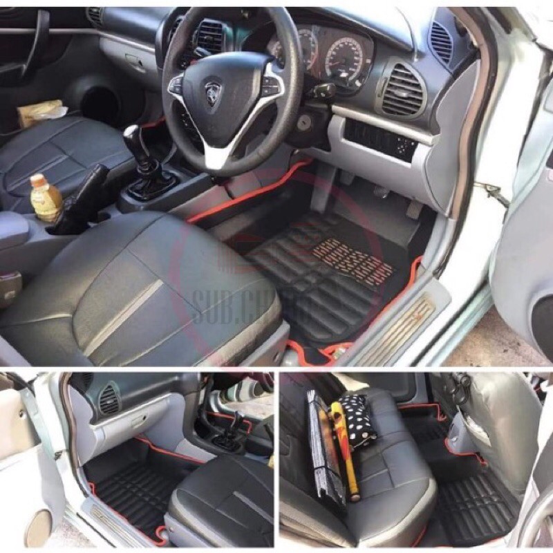 SC354 Karpet Getah Kereta Rubber Carpet Perodua Perodua Myvi Axia Bezza ...