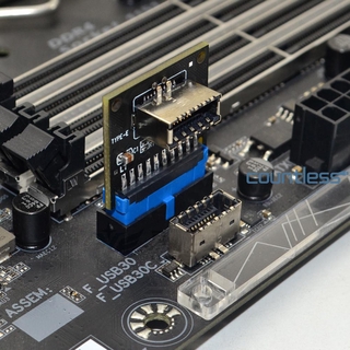 【Ready stock】USB 3.0 19-Pin Internal Header to USB 3.1 3.2 Type C Key A ...