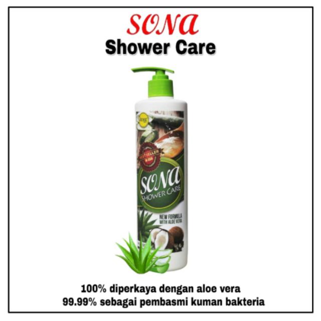Sona Shower Care 100% Organic | Shopee Malaysia