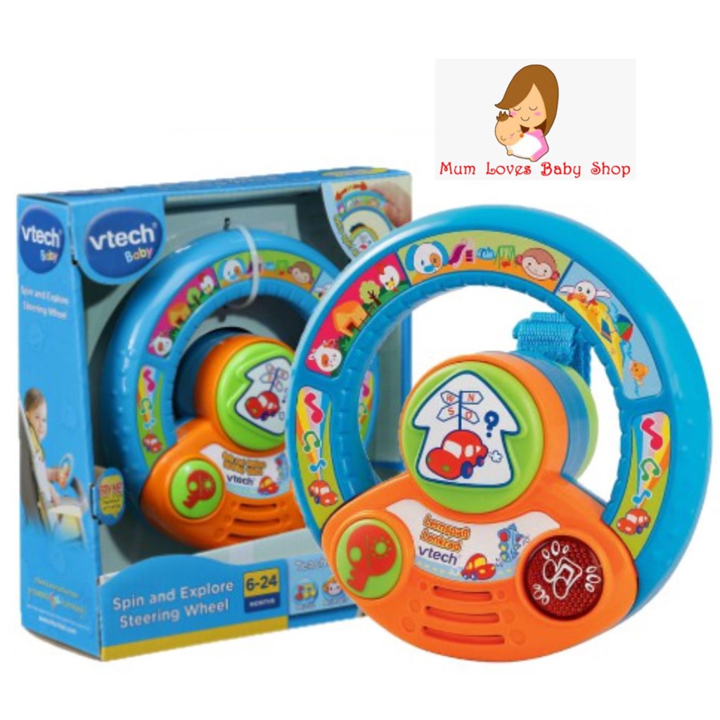 VTech Spin and Explore Steering Wheel (6-24 months) | Shopee Malaysia