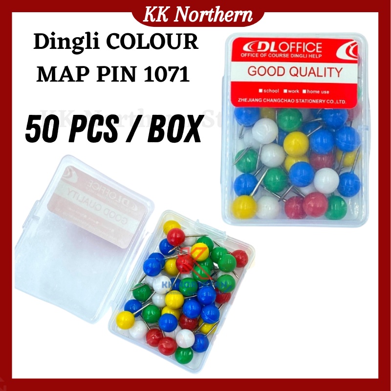 Astar Push Pin / Pin Thumb Thumbtack Board / Wall Studs/ Map Pins Paku ...