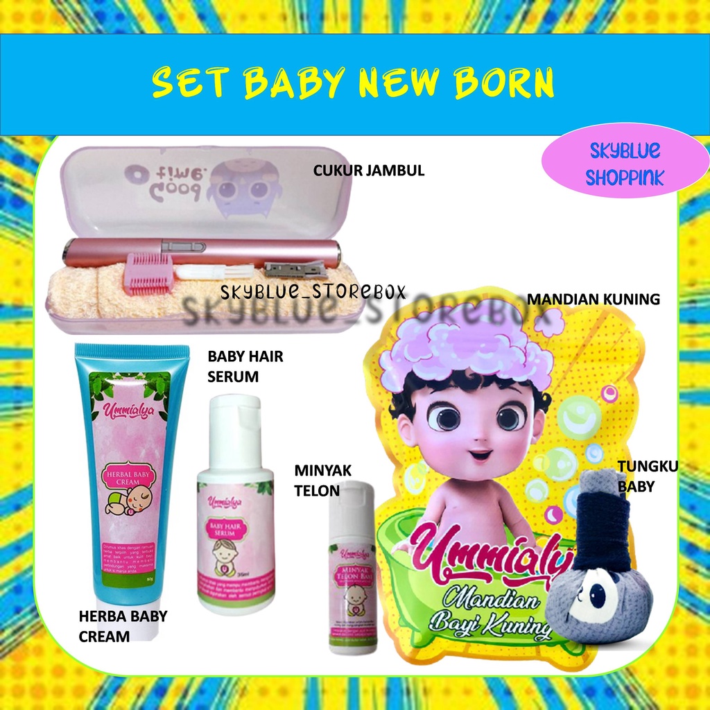 SET NEWBORN BABY / MINYAK TELON / MANDIAN KUNING BABY / TUNGKU BABY NEW ...