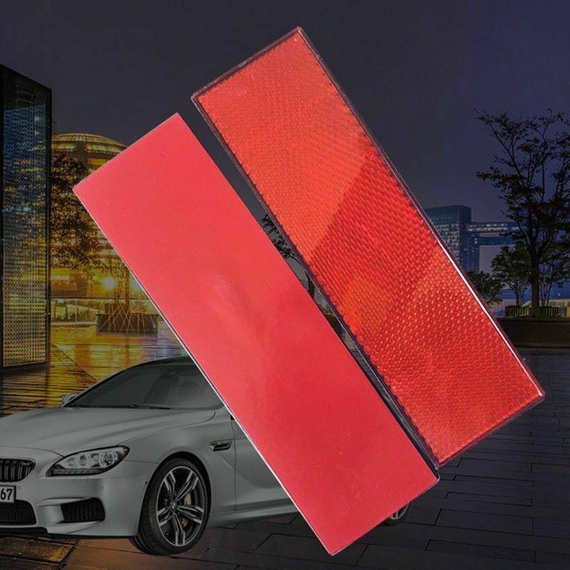Car Truck Vehicle Plastic Reflector Sign Strong Reflective Plate Night ...