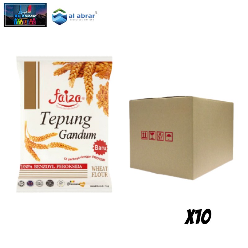 READY STOCK FAIZA TEPUNG GANDUM 1KG (10PCS) | Shopee Malaysia