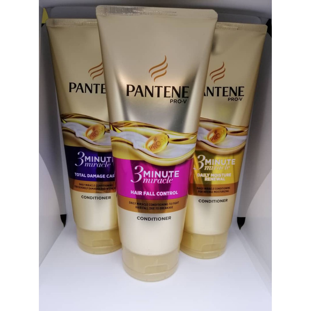 Pantene Pro-V 3 Minute Miracle Conditioner 70ml / 180ml / 340ml | Shopee Malaysia